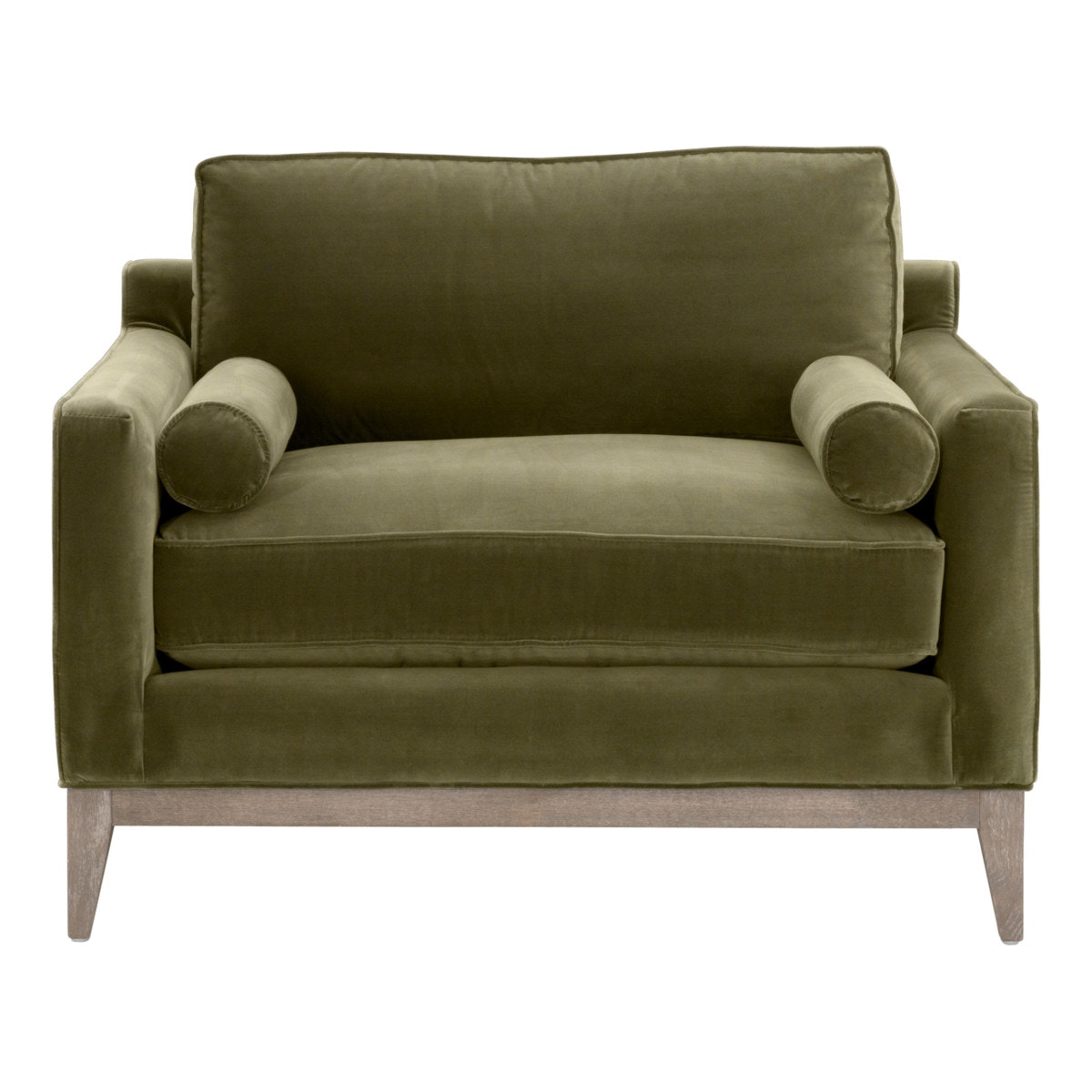 Essentials for Living Living Room Parker Post Modern Sofa Chair 6602-1.OLV/NG - Lenoir Empire